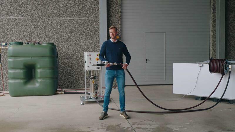 Grof vuil reinigen met lage druk en hoog debiet | Van Damme